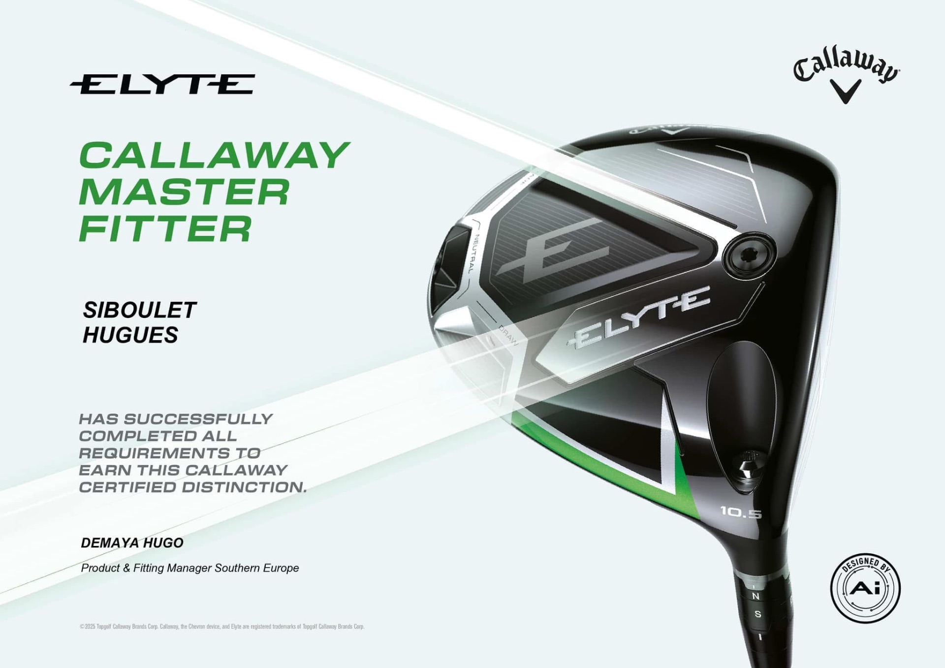 Golf Club de Strasbourg - Actualités - Hugues Siboulet Master Fitter